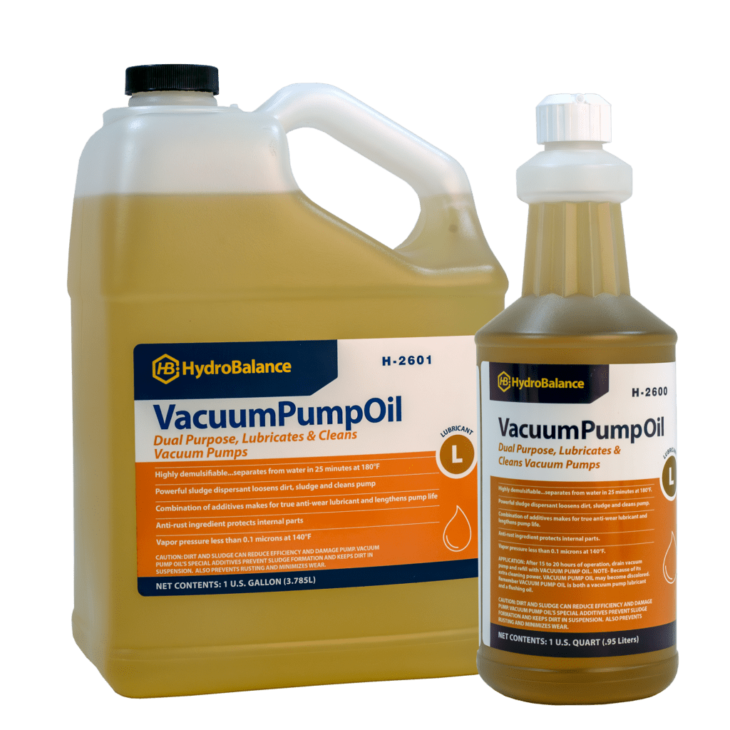 Dual Purpose, Vacuum Pump Oil – HB